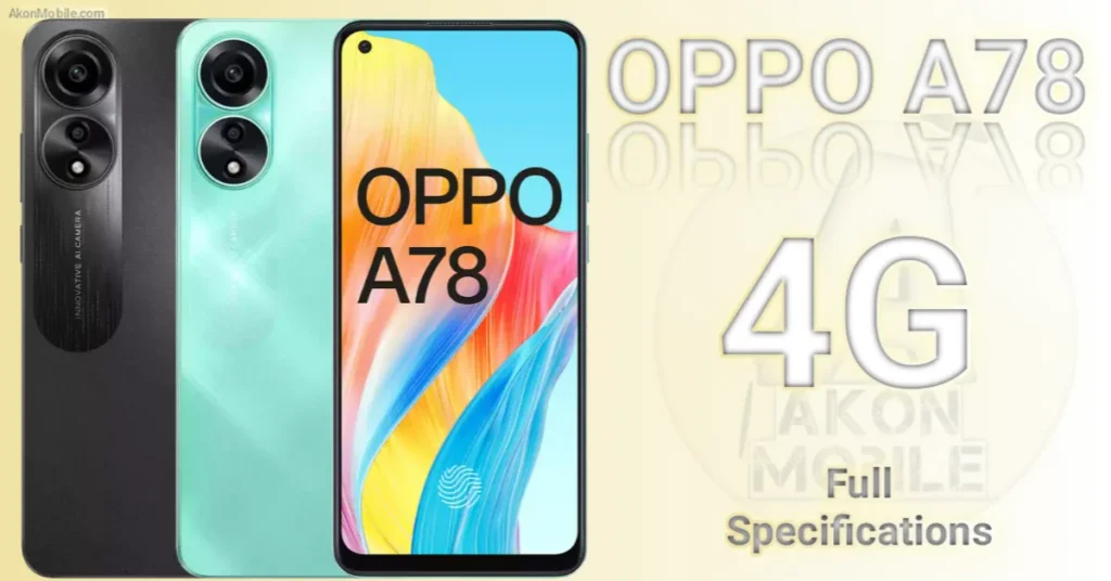 Oppo A78 Price In Bangladesh 8GB RAM (4G) - AkonMobiLe